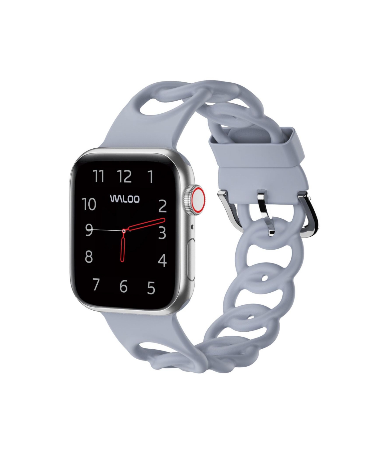 Click here for Waloo Silicone Link Looped Replacement Band for Ap... prices