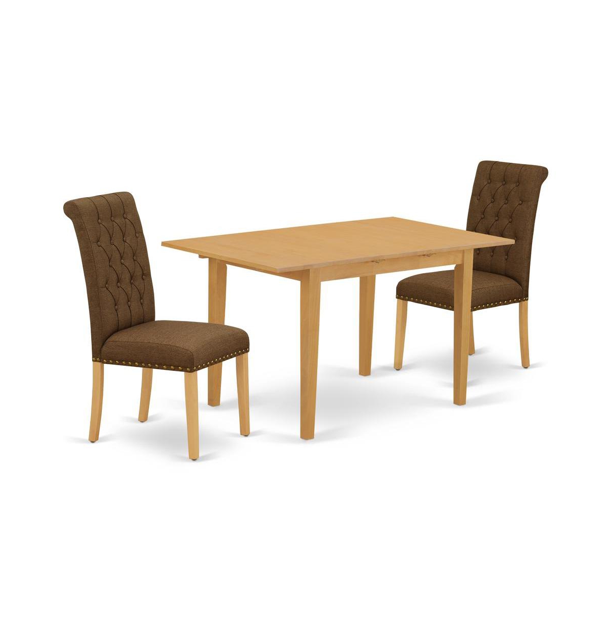 Click here for East West Furniture Dining Room Set Oak - Oak prices