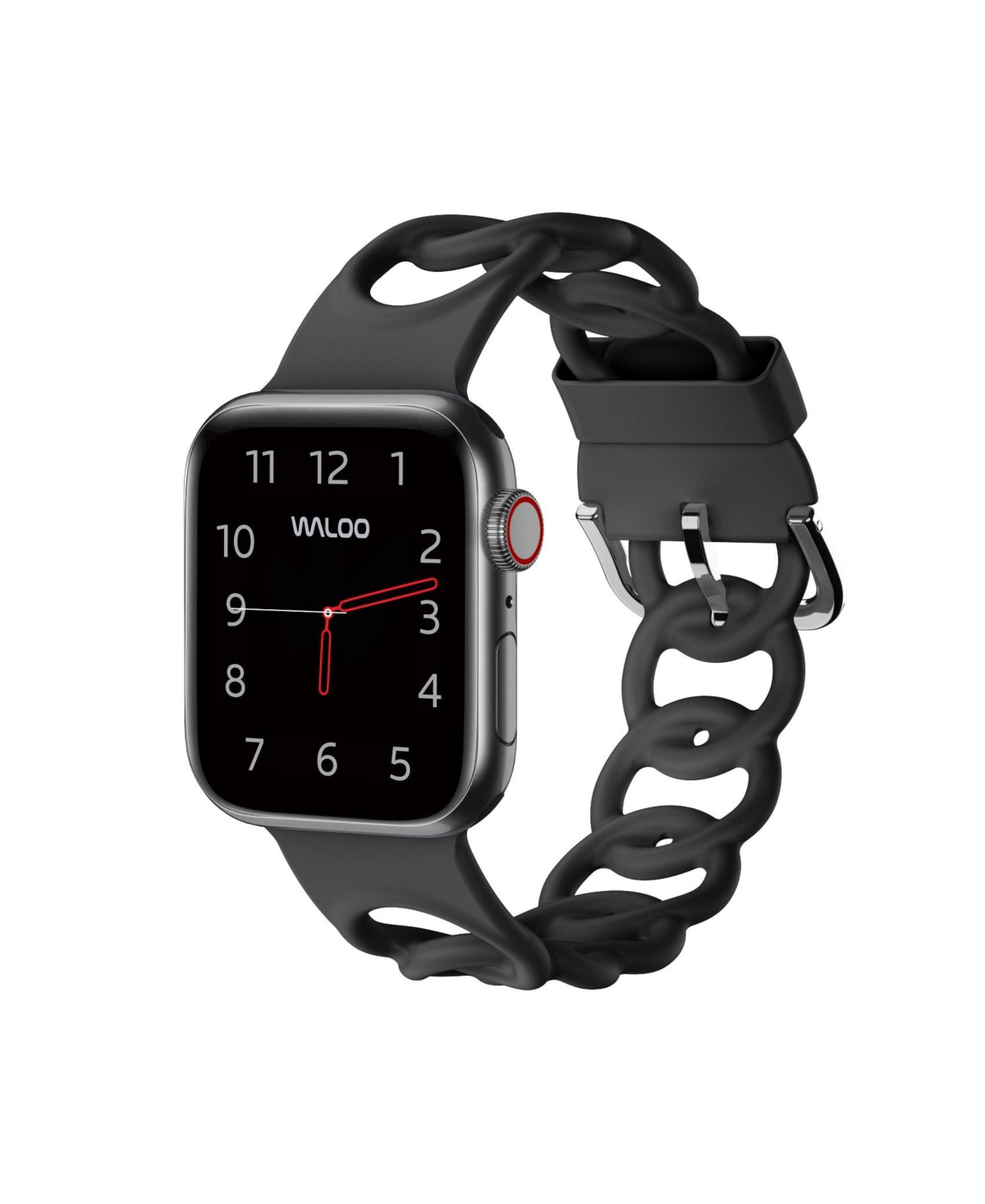 Click here for Waloo Silicone Link Looped Replacement Band for Ap... prices