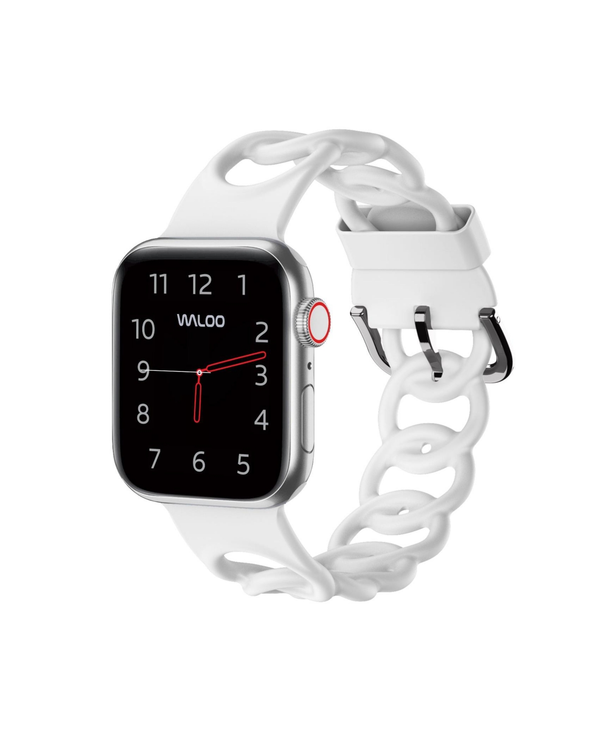 Click here for Waloo Silicone Link Looped Replacement Band for Ap... prices