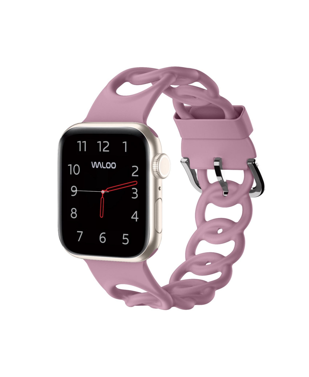 Click here for Waloo Silicone Link Looped Replacement Band for Ap... prices