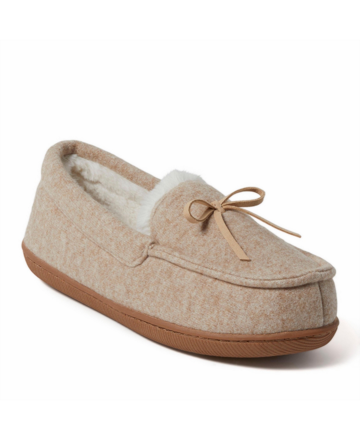 Click here for Dearfoams Womens Hayes Soft Knit Moccasin House Sh... prices