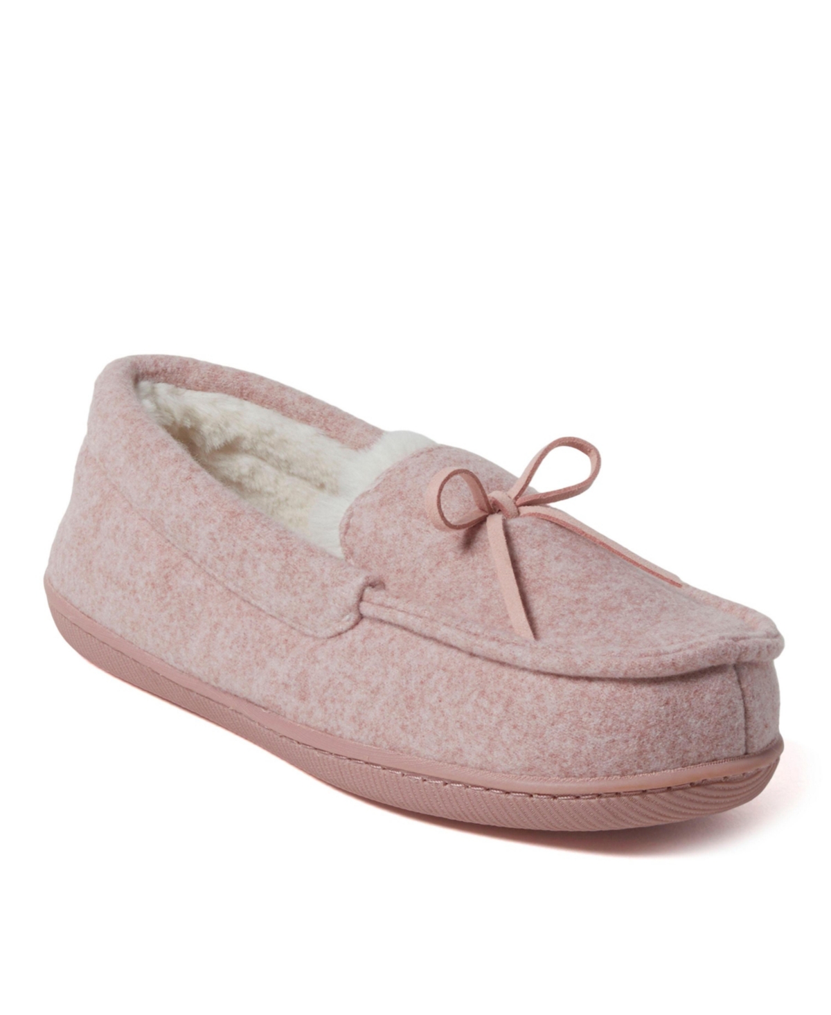 Click here for Dearfoams Womens Hayes Soft Knit Moccasin House Sh... prices