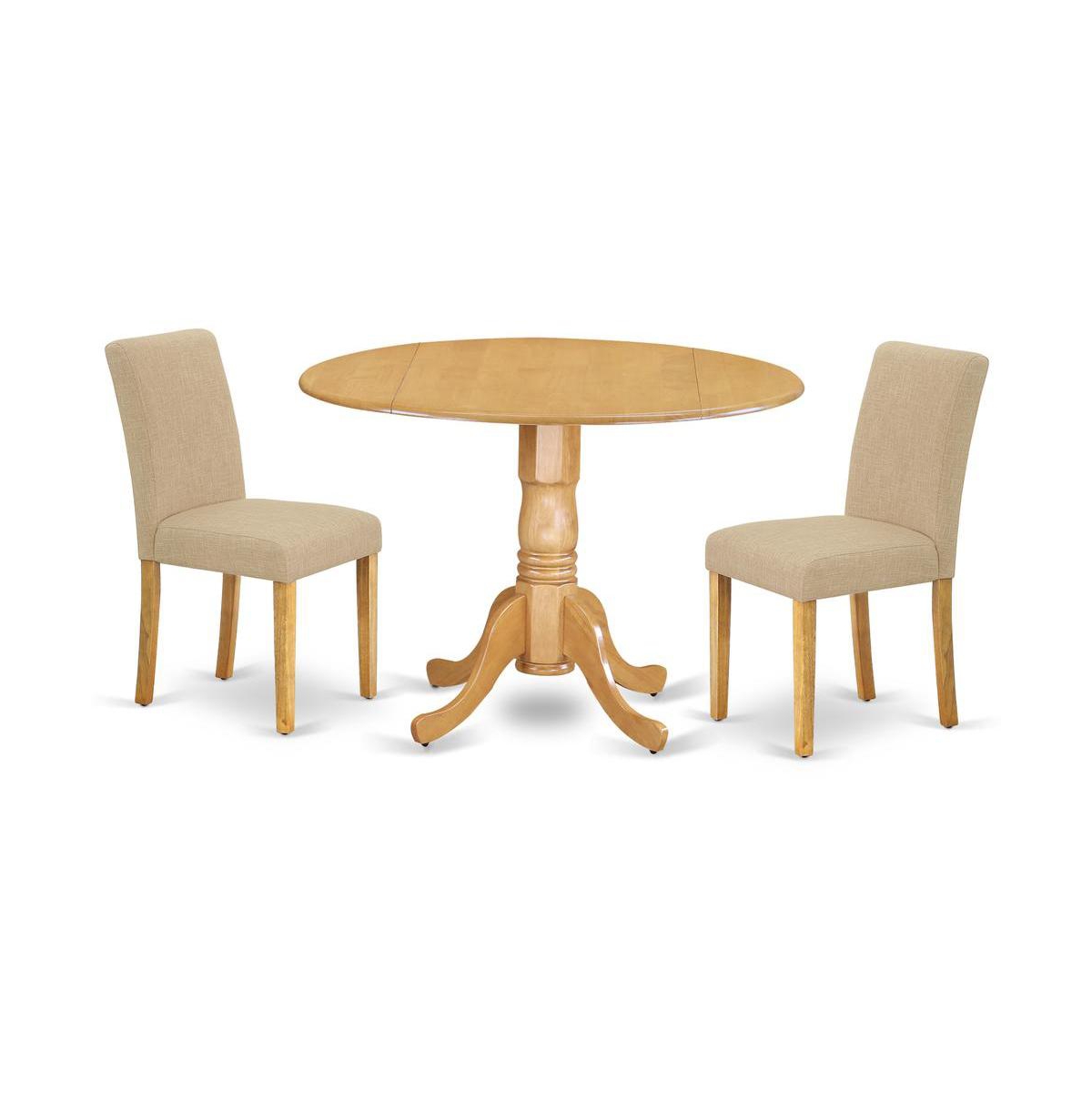 Click here for East West Furniture Dining Room Set Oak - Oak prices