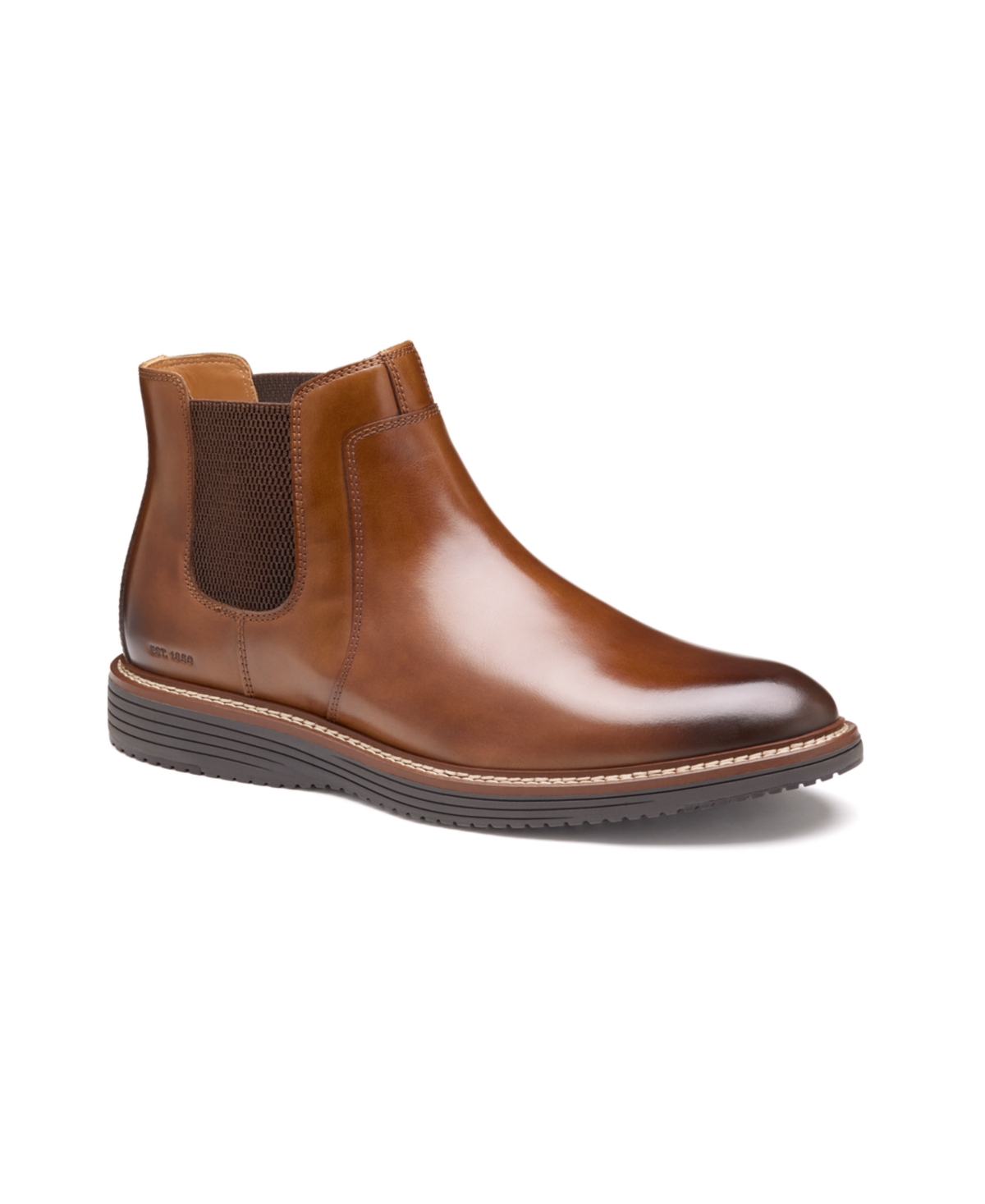 Click here for Johnston & Murphy Mens Upton Chelsea Boots - Brown prices