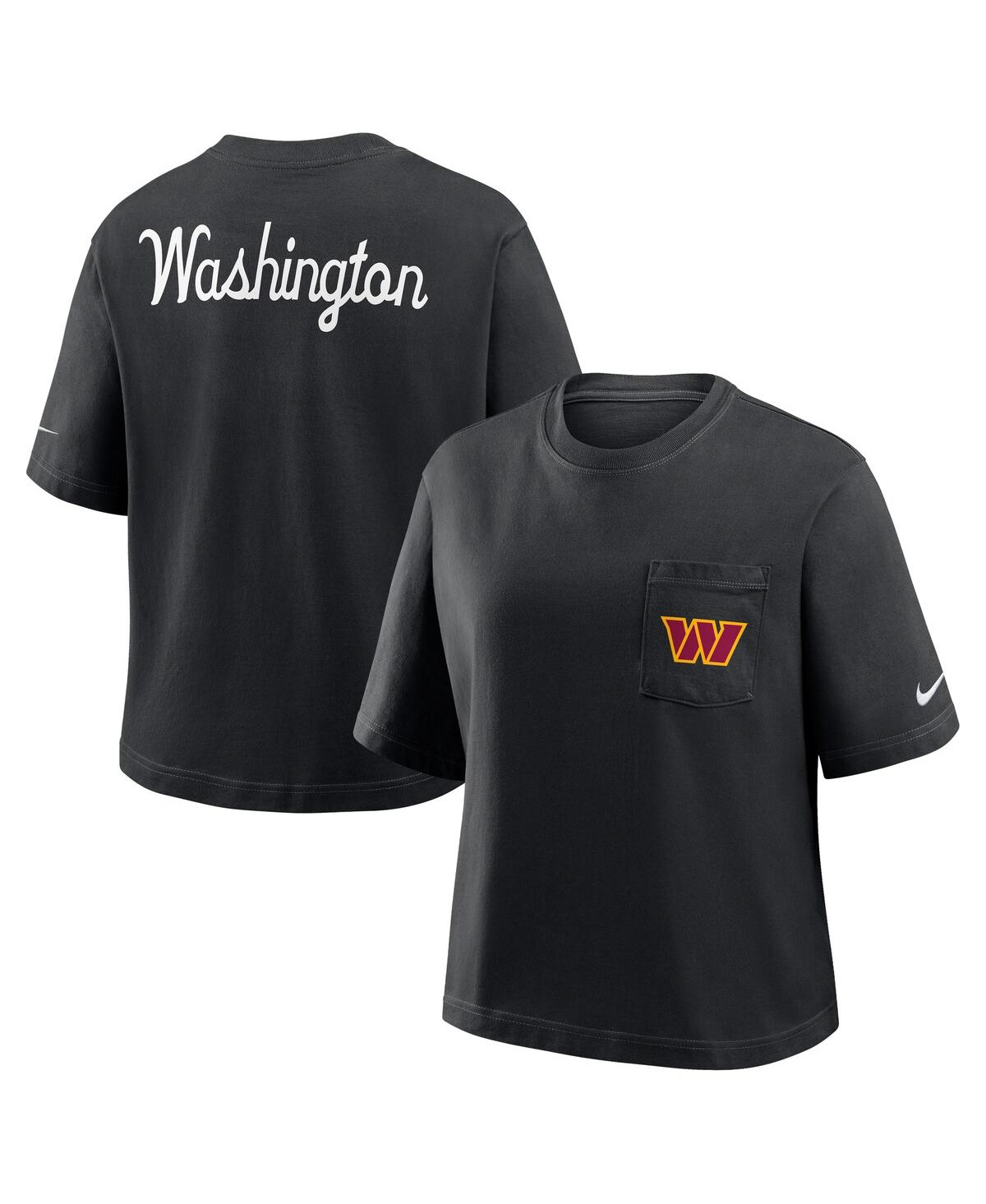 Click here for Nike Womens Black Washington Commanders Rewind Poc... prices