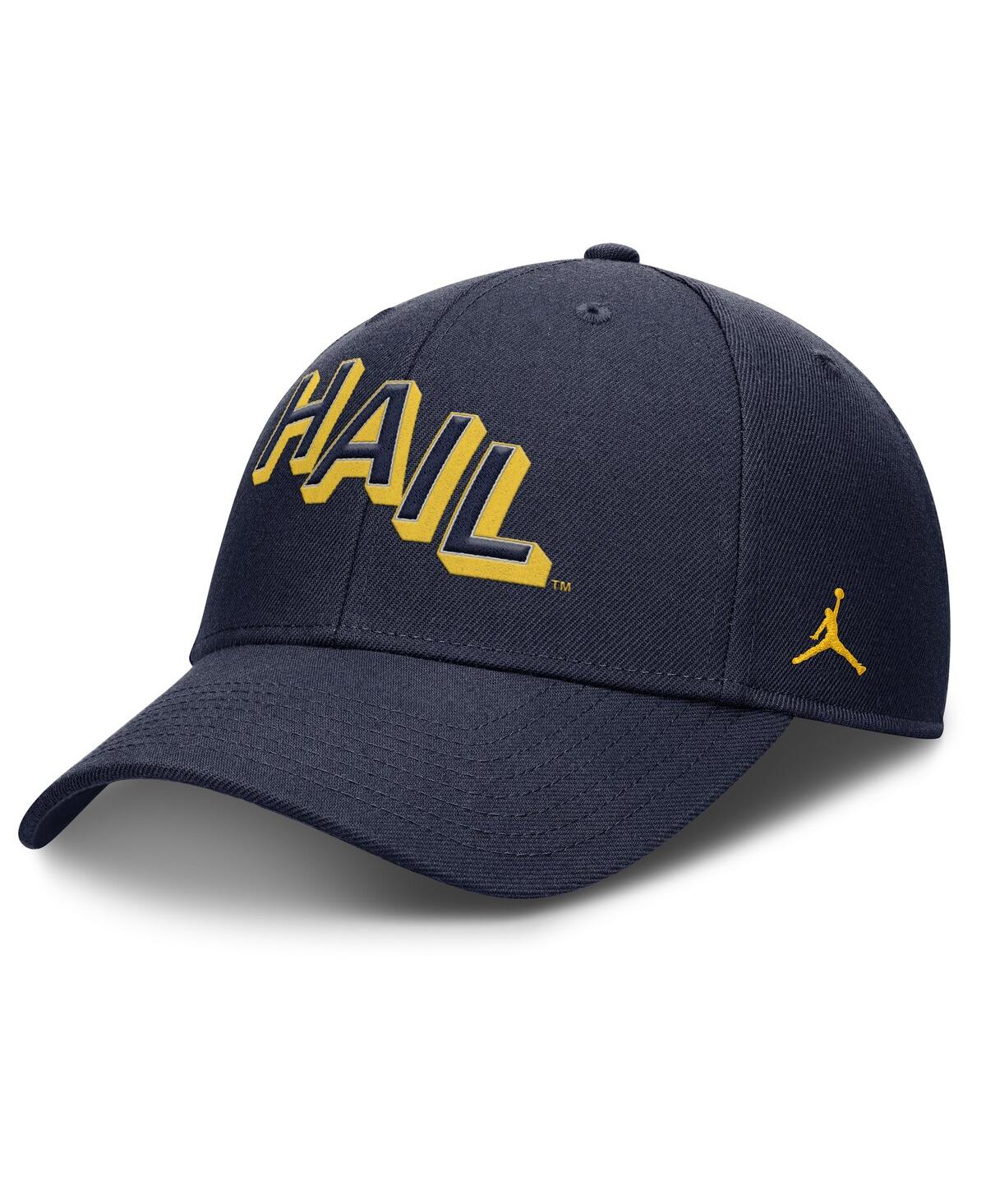 Click here for Jordan Mens Navy Michigan Wolverines Slanted Prime... prices