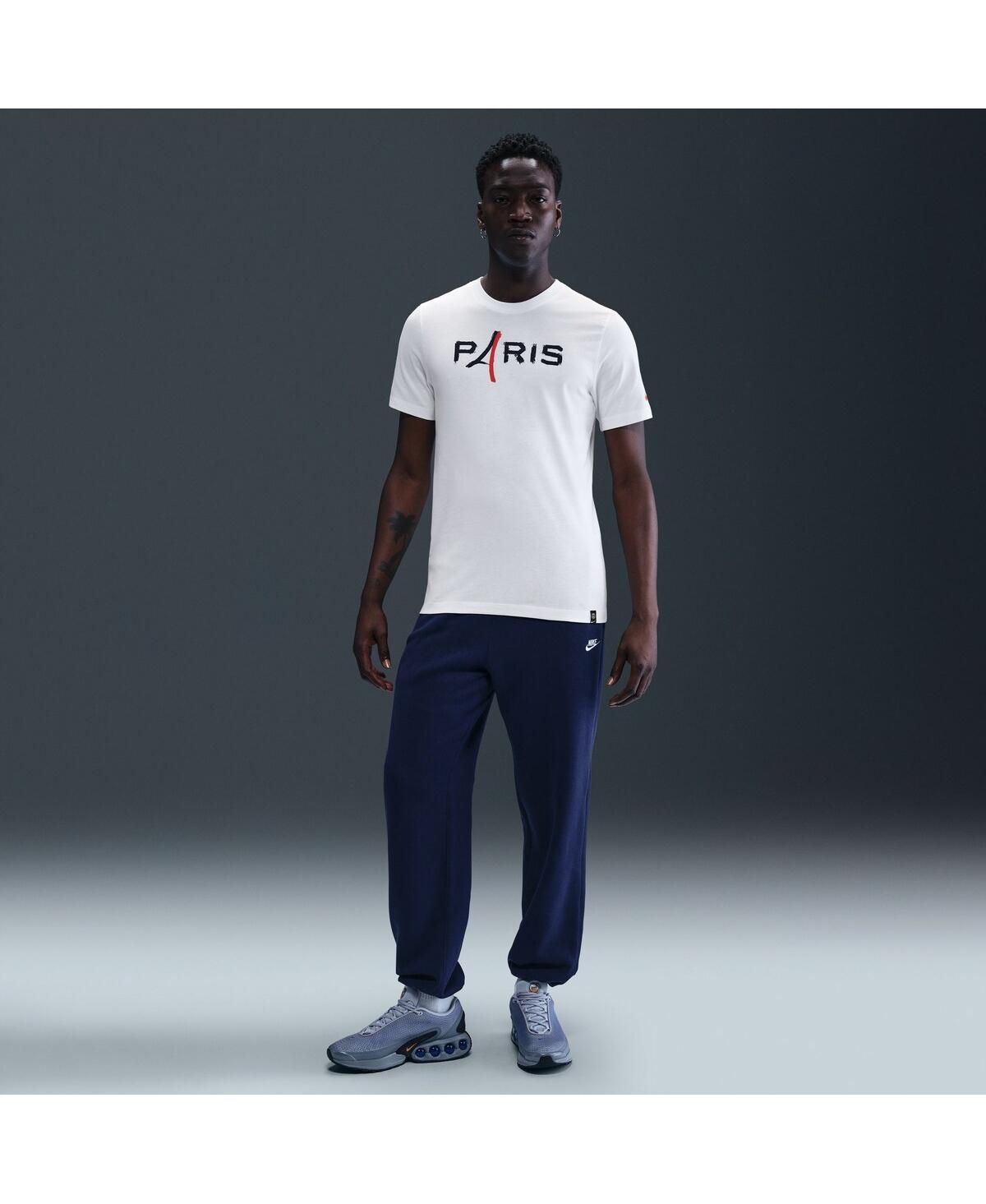 Click here for Nike Mens White Paris Saint-Germain Wordmark T-Shi... prices
