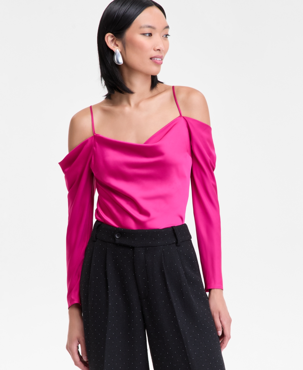 Click here for I.n.c. International Concepts Womens Cold-Shoulder... prices
