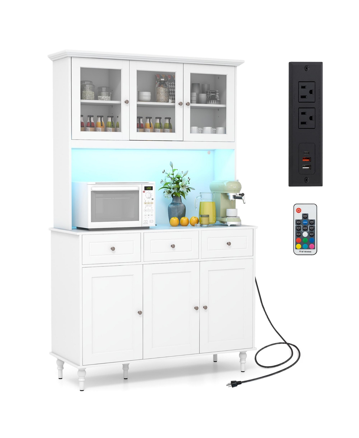 Click here for Gymax 77 Tall Kitchen Pantry Storage Cabinet with... prices