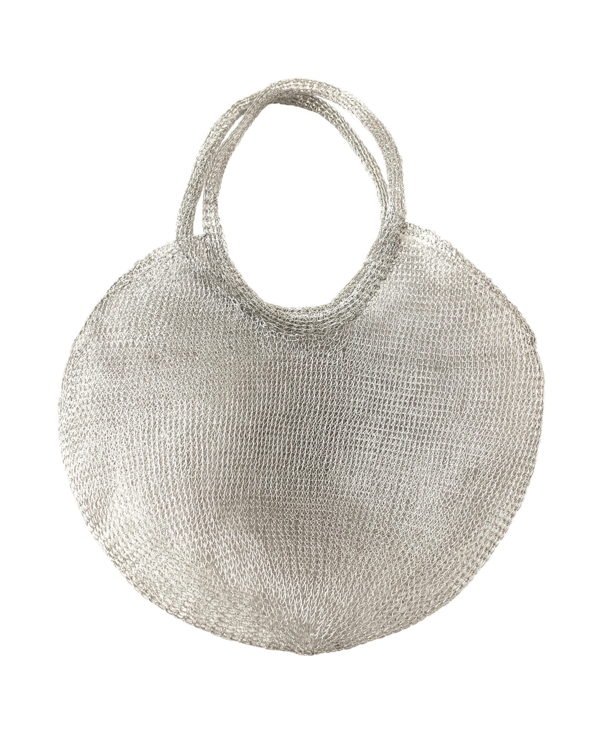 Click here for Brunna.co Sol Mesh Wire Tote Bag in Silver - Silve... prices