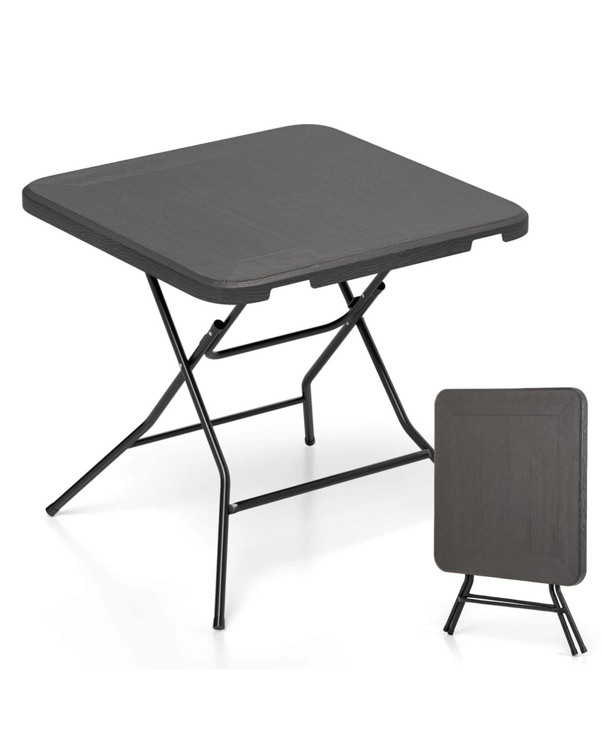 Click here for Costway 31.5 Square Folding Table Indoor Outdoor F... prices