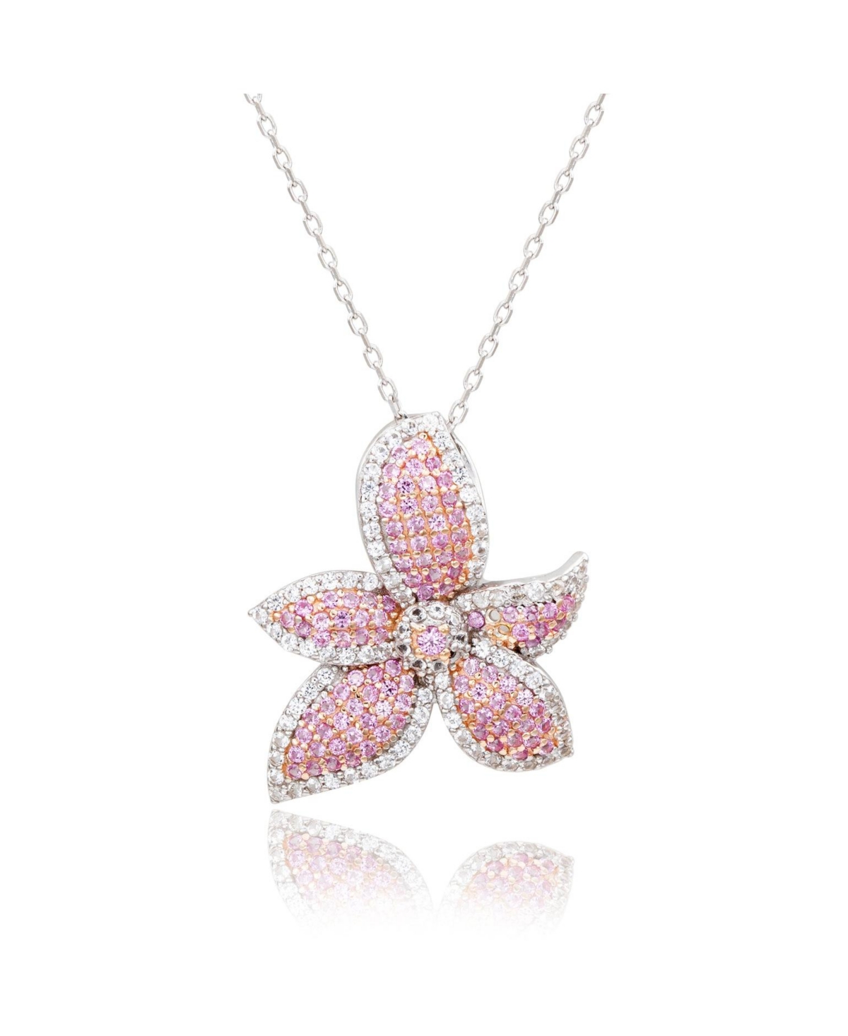 Click here for Suzy Levian Sterling Silver Sapphire & Created Whi... prices