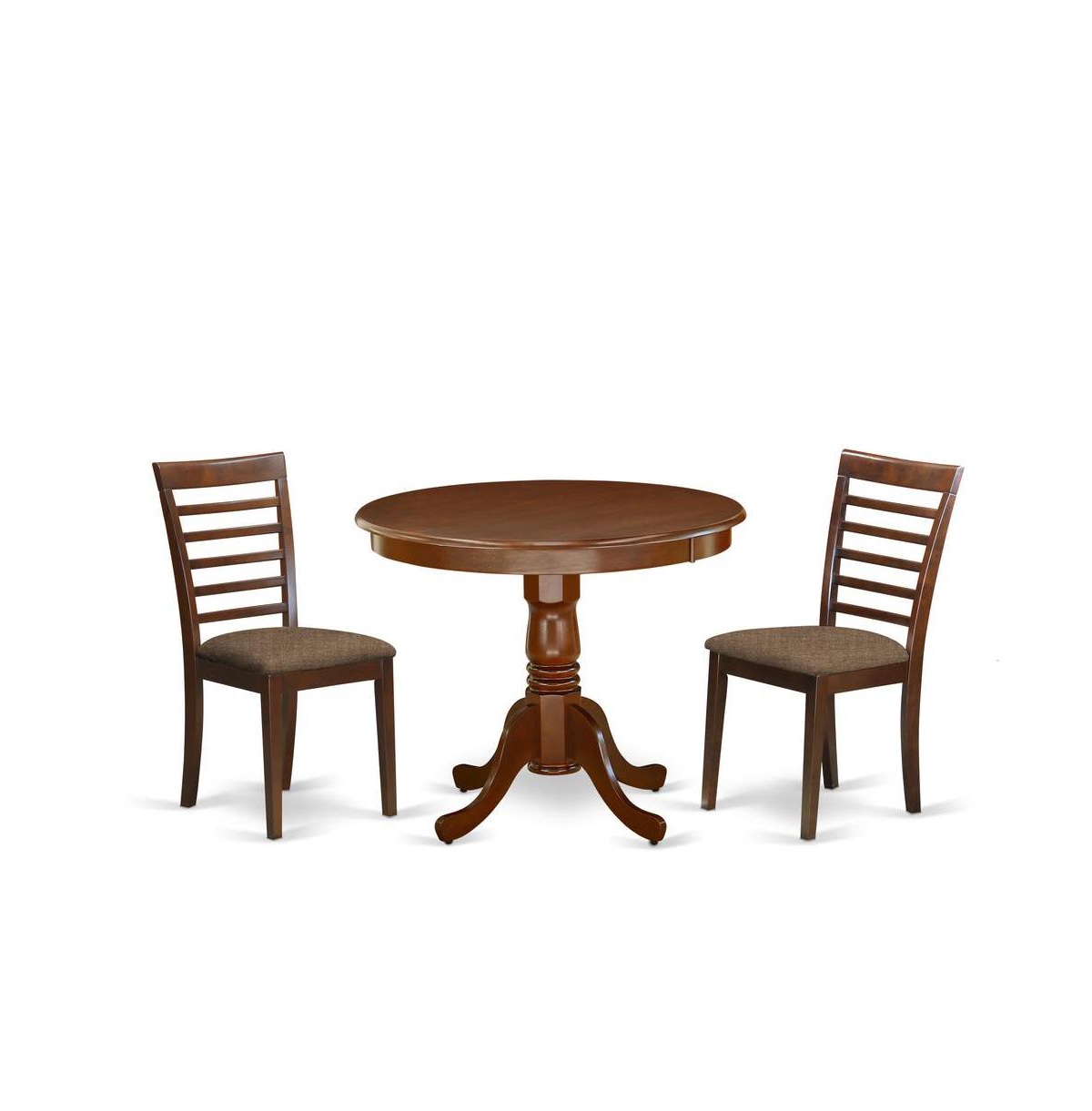 Click here for East West Furniture Dining Room Set Mahogany - Mah... prices