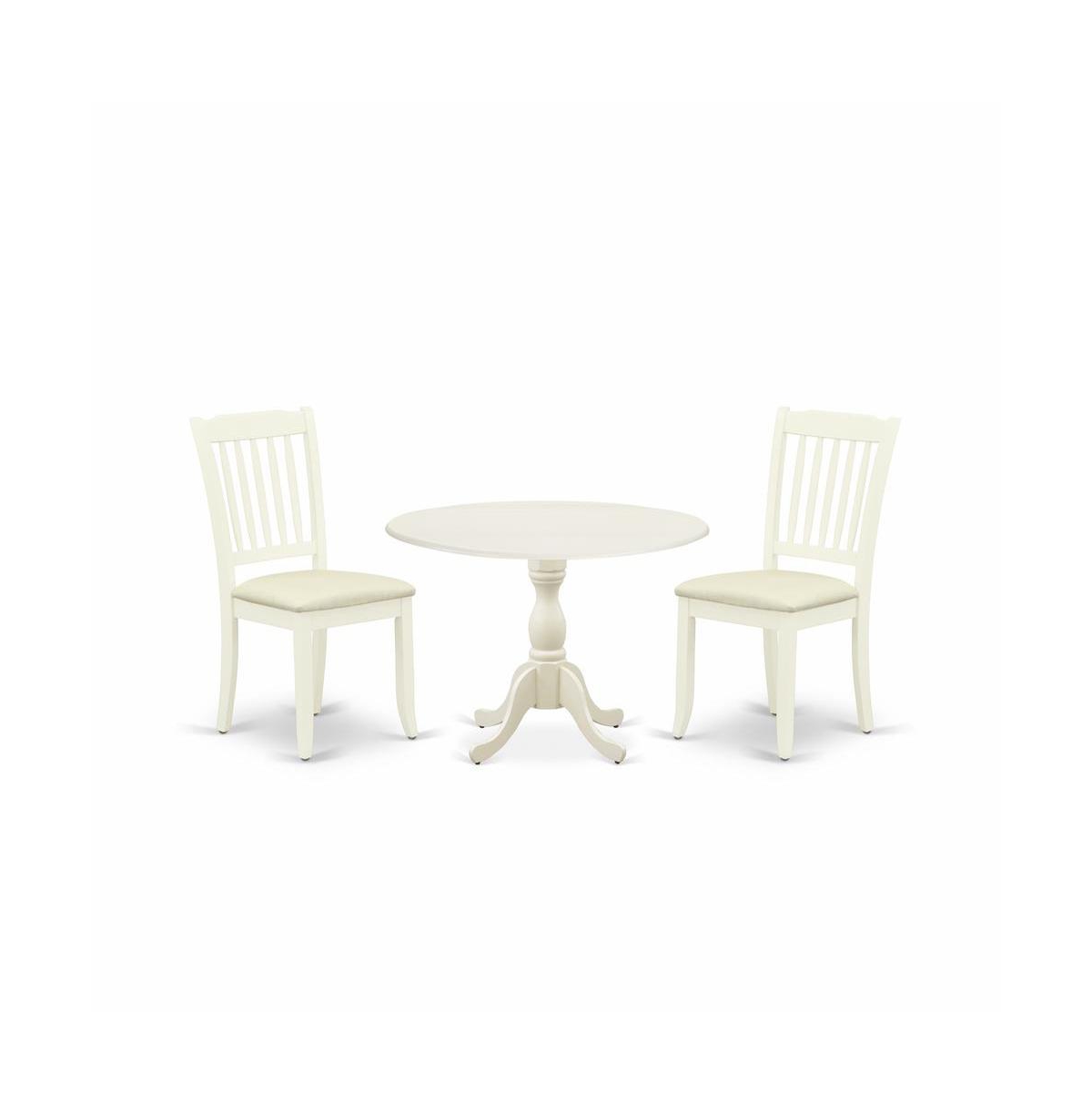 Click here for East West Furniture 3 Piece Dining Room Table Set... prices