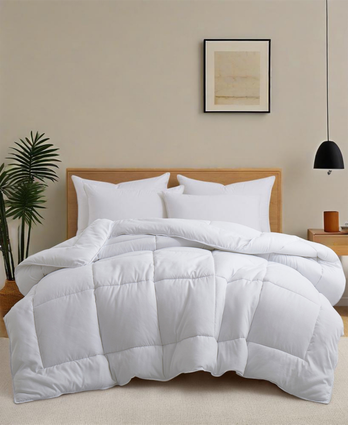 Click here for Unikome All Season Classic Grid Jacquard Down Alte... prices