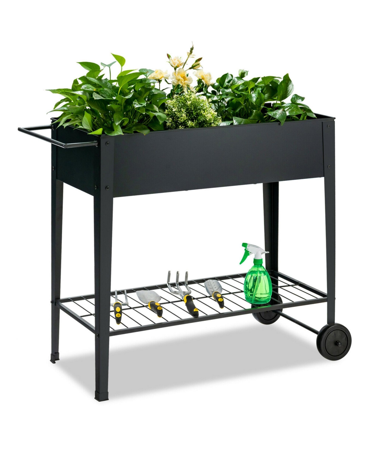 Click here for Gymax Raised Garden Bed Elevated Planter Box on Wh... prices