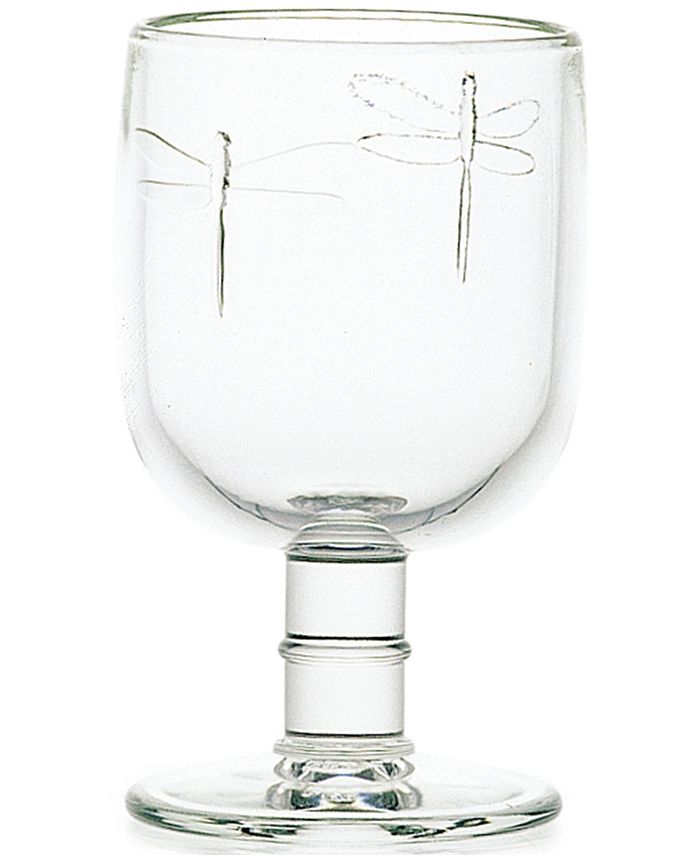 La Rochère La Rochere Dragonfly 10-ounce Stemmed Water Glass, Set of 6 ...