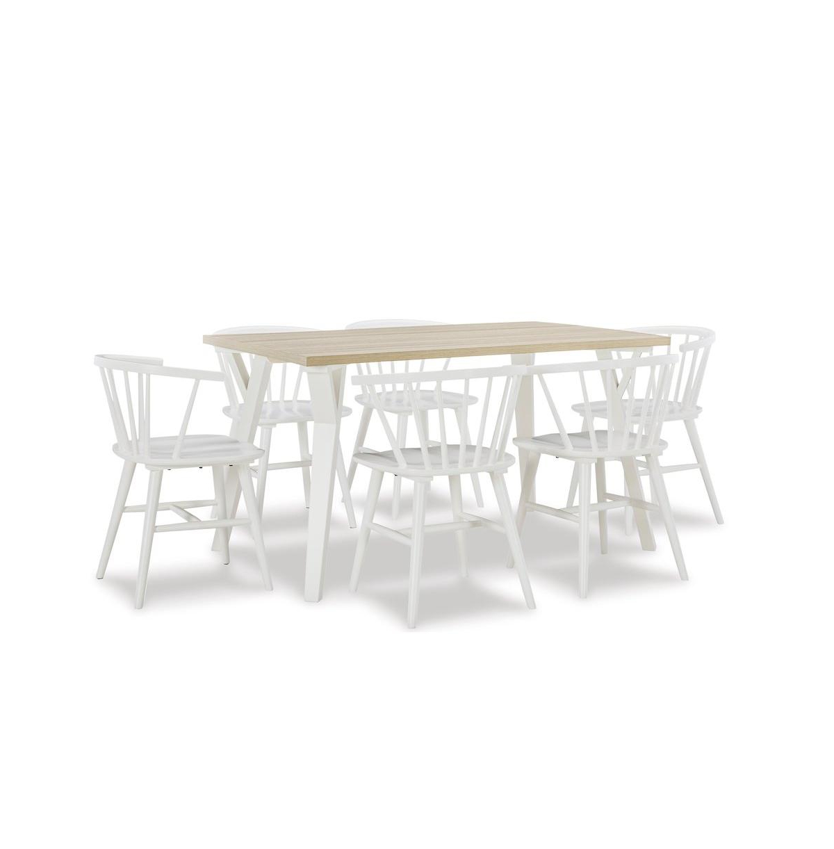 Click here for Roundhill Furniture Alwynn White and Natural Wood... prices