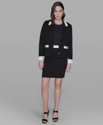 Click here for Karl Lagerfeld Paris Womens Cotton Colorblocked Pe... prices