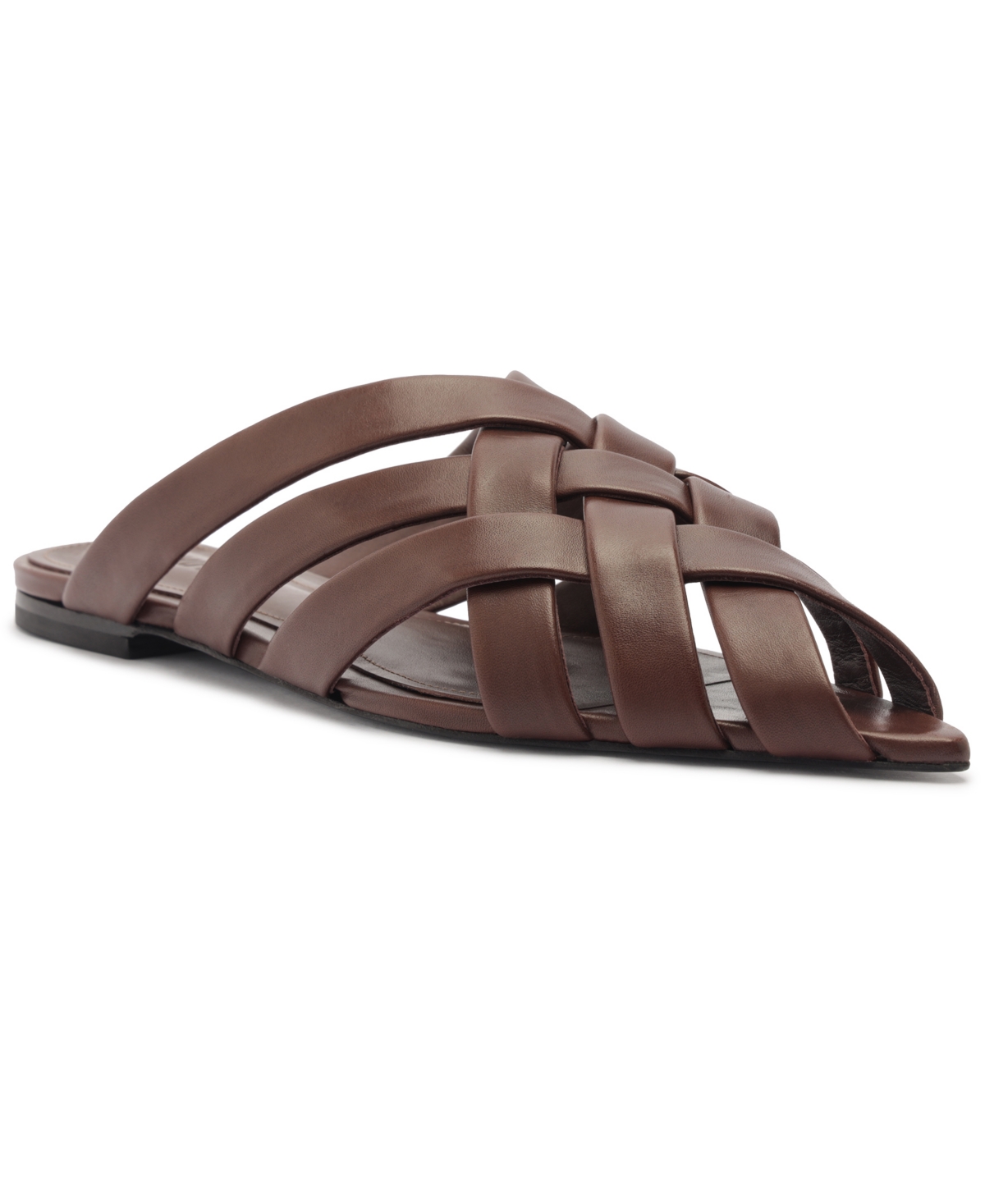 Click here for Schutz Womens Pietra Flat Mules - Brown prices