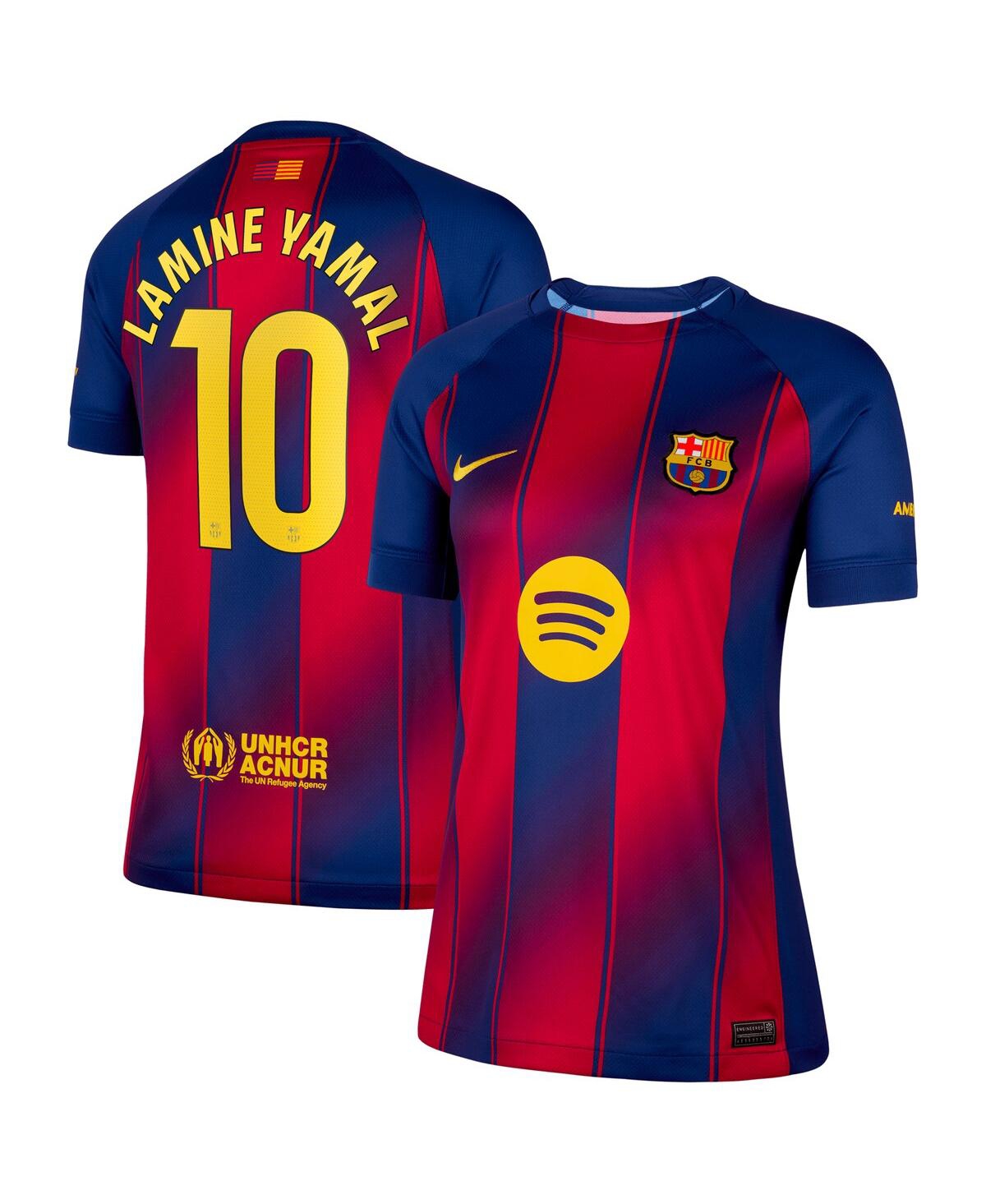 Click here for Nike Womens Lamine Yamal Blue Barcelona 2025/26 Ho... prices