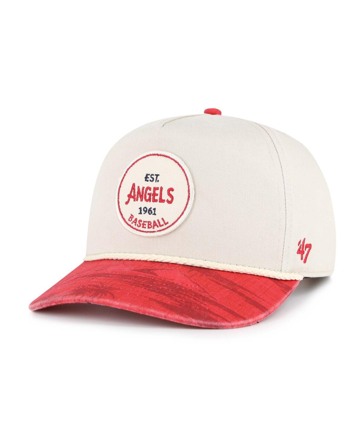 Click here for 47 Brand Mens Cream/Red Los Angeles Angels Fiji Ro... prices