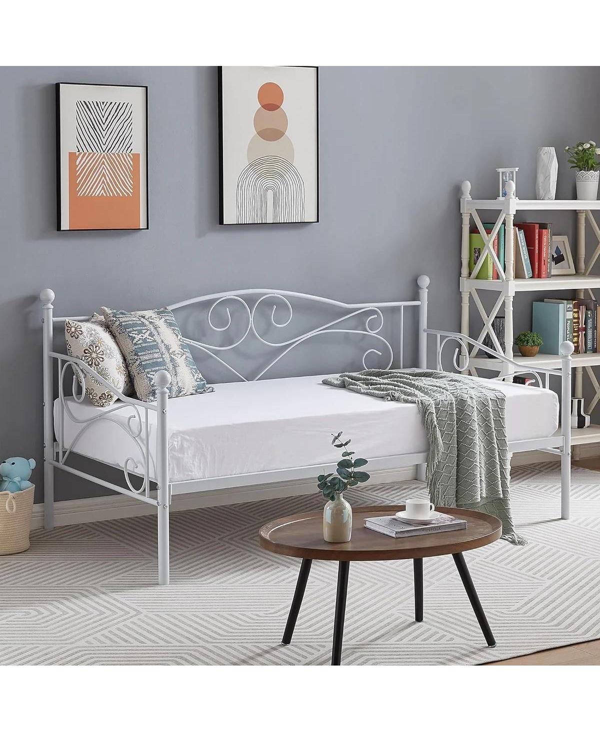 Click here for Slickblue Metal Daybed Frame with Heavy Duty Steel... prices