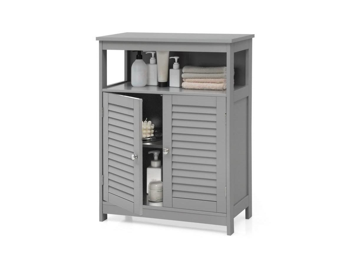 Click here for Slickblue Farmhouse Bathroom Linen Cabinet with Lo... prices