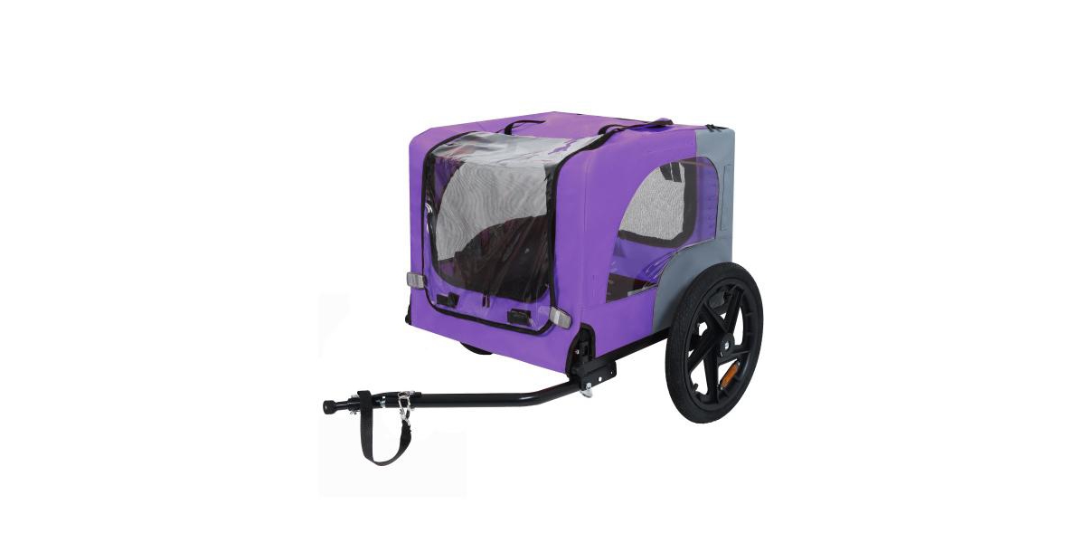 Click here for Purple Outdoor Heavy Duty Collapsible Pet Bike Tra... prices