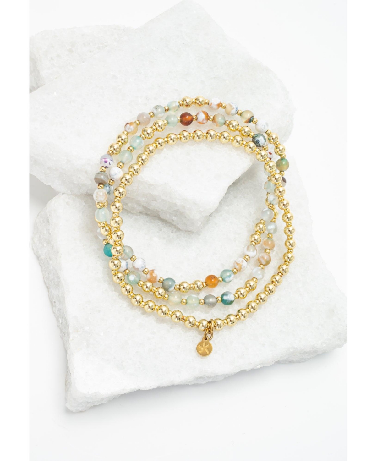 Click here for Starfish Project Light We Carry Bracelet Set in Ag... prices