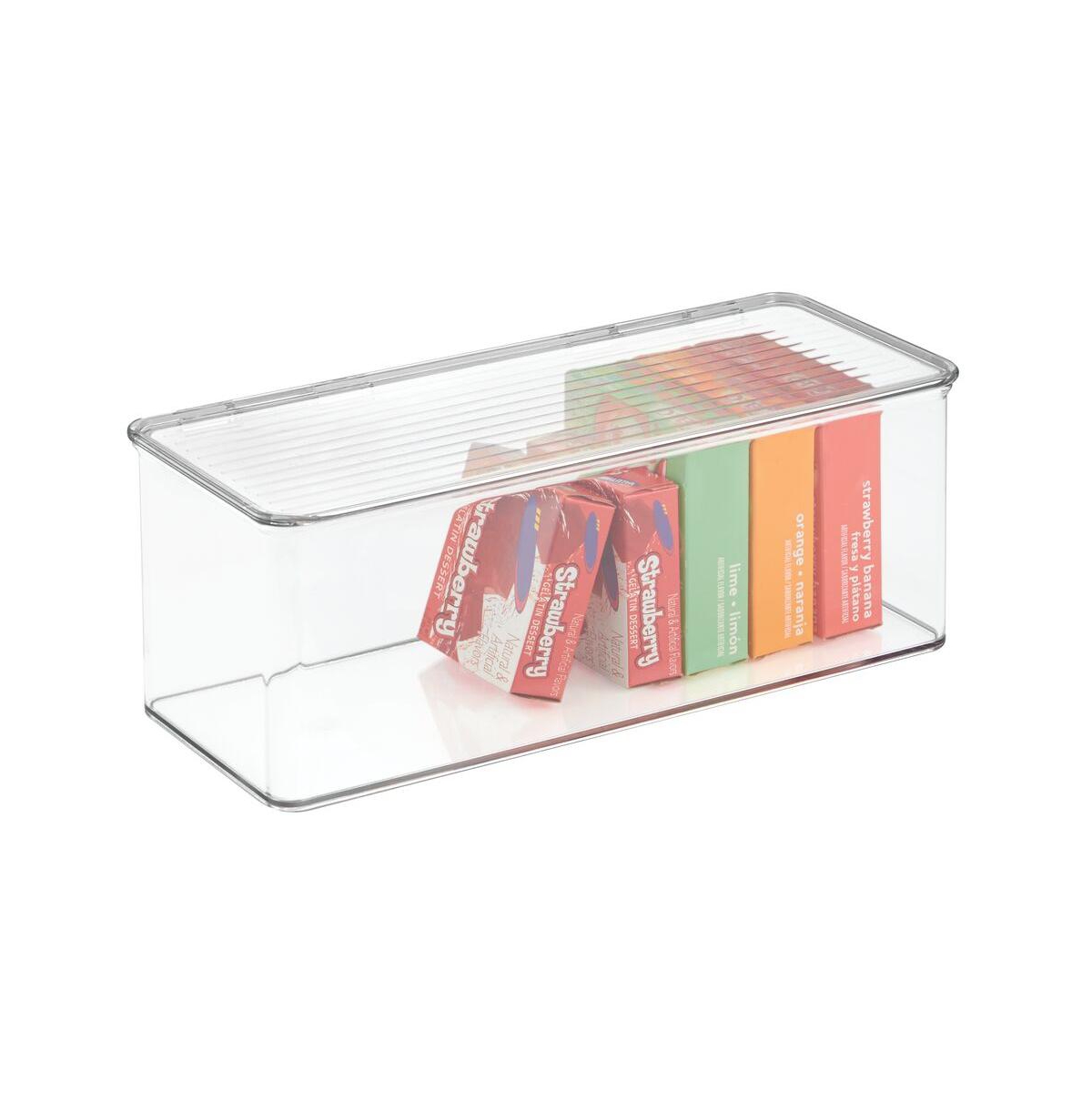 Click here for iDesign Stackable Hinged-Lid Storage Box - Clear -... prices