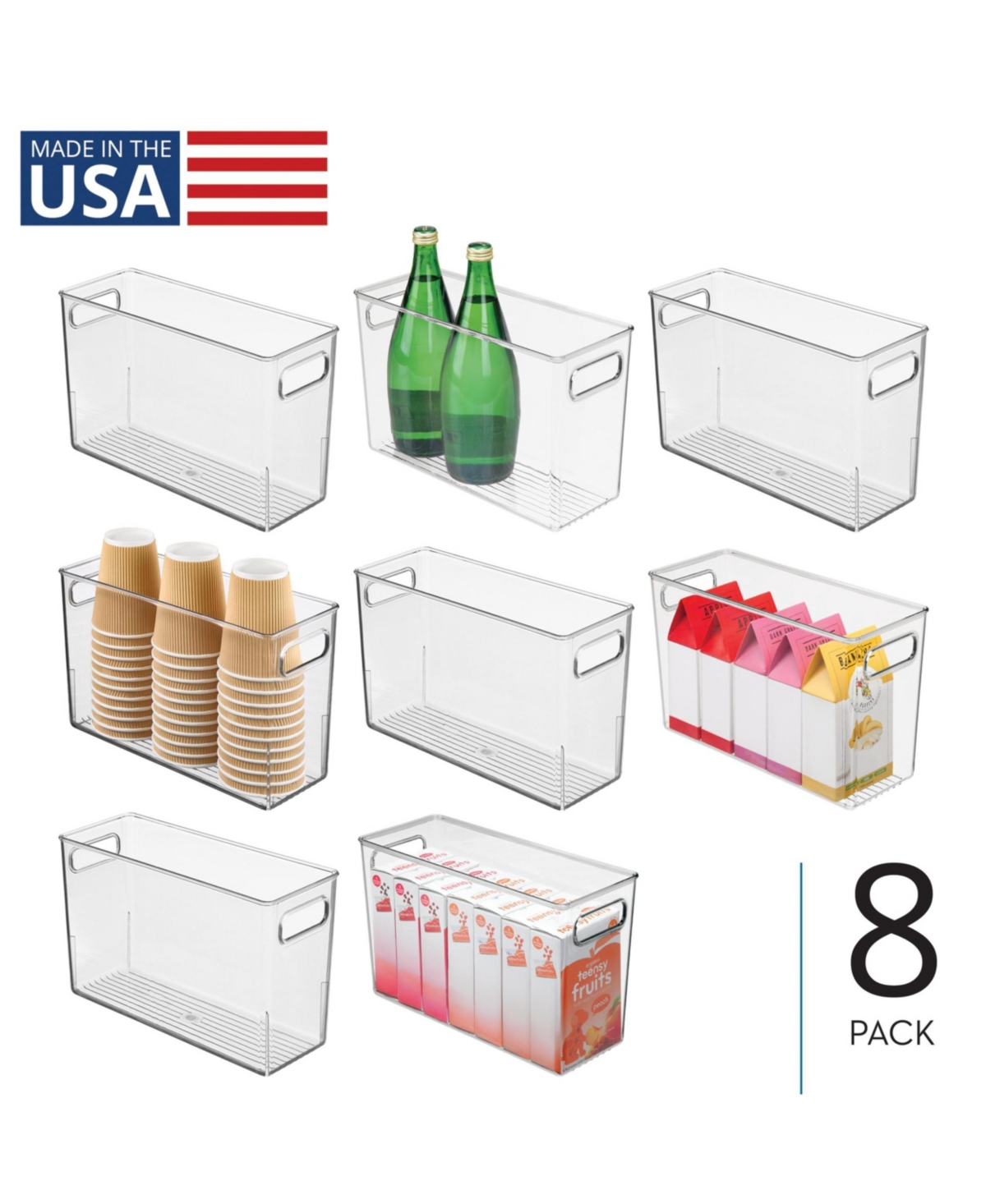 Click here for iDesign Plastic Storage Bin with Handles - Set of... prices