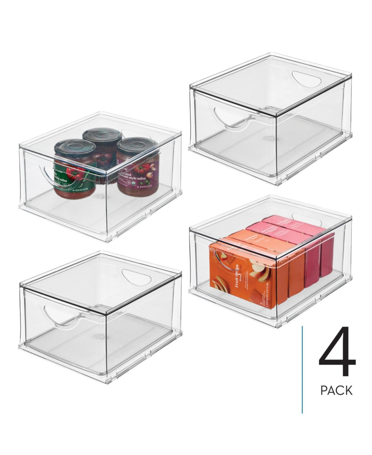 Click here for iDesign Stackable Storage Drawer for Pantry  Set o... prices