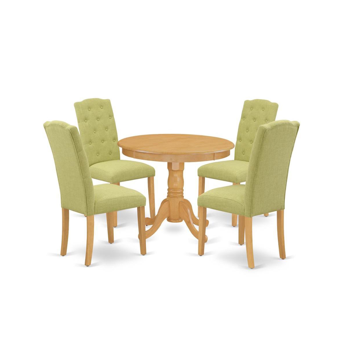 Click here for East West Furniture Dining Room Set Oak - Oak prices