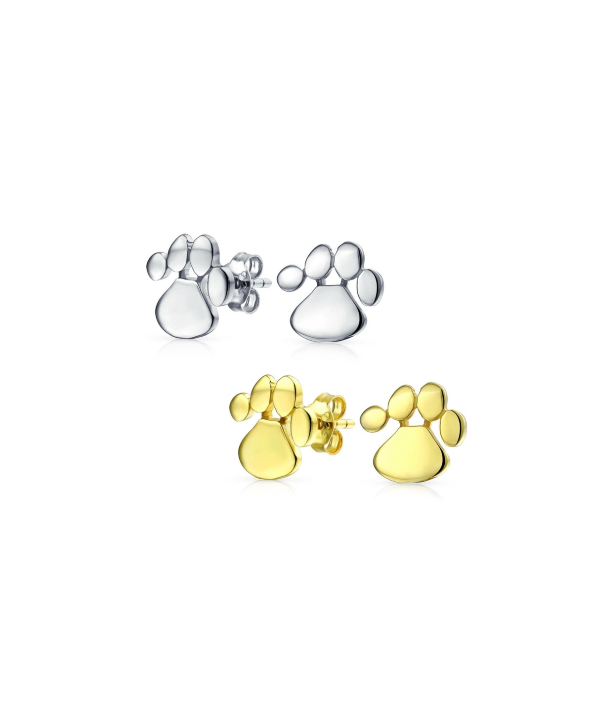 Click here for Bling Jewelry Set of 2 Bff Animal Lover Pet Dog Ca... prices