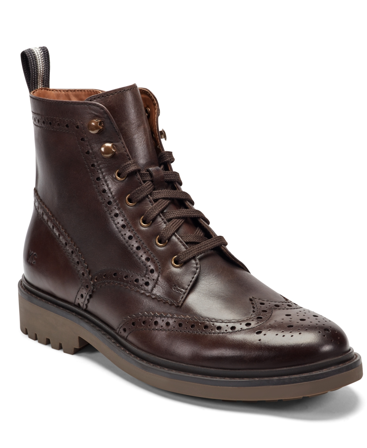 Click here for Kenneth Cole New York Mens Todd Leather Boots - Da... prices