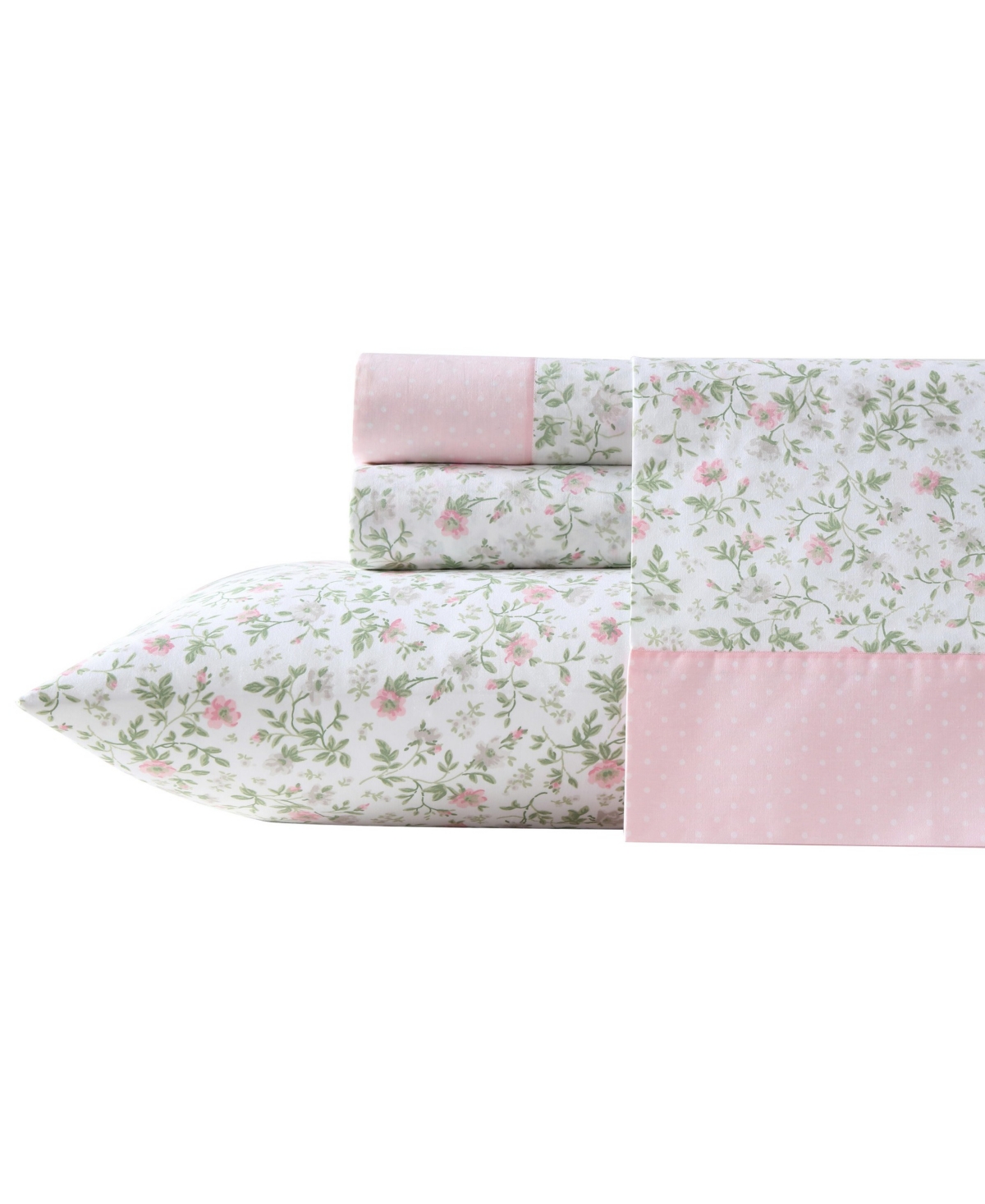 Click here for Laura Ashley Cotton Percale 3-Pc. Sheet Set  Twin... prices