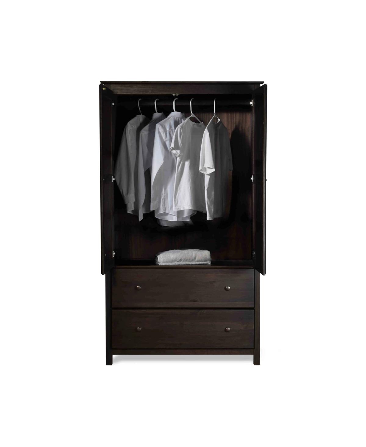 Click here for Slickblue Solid Wood Bedroom Armoire Wardrobe with... prices