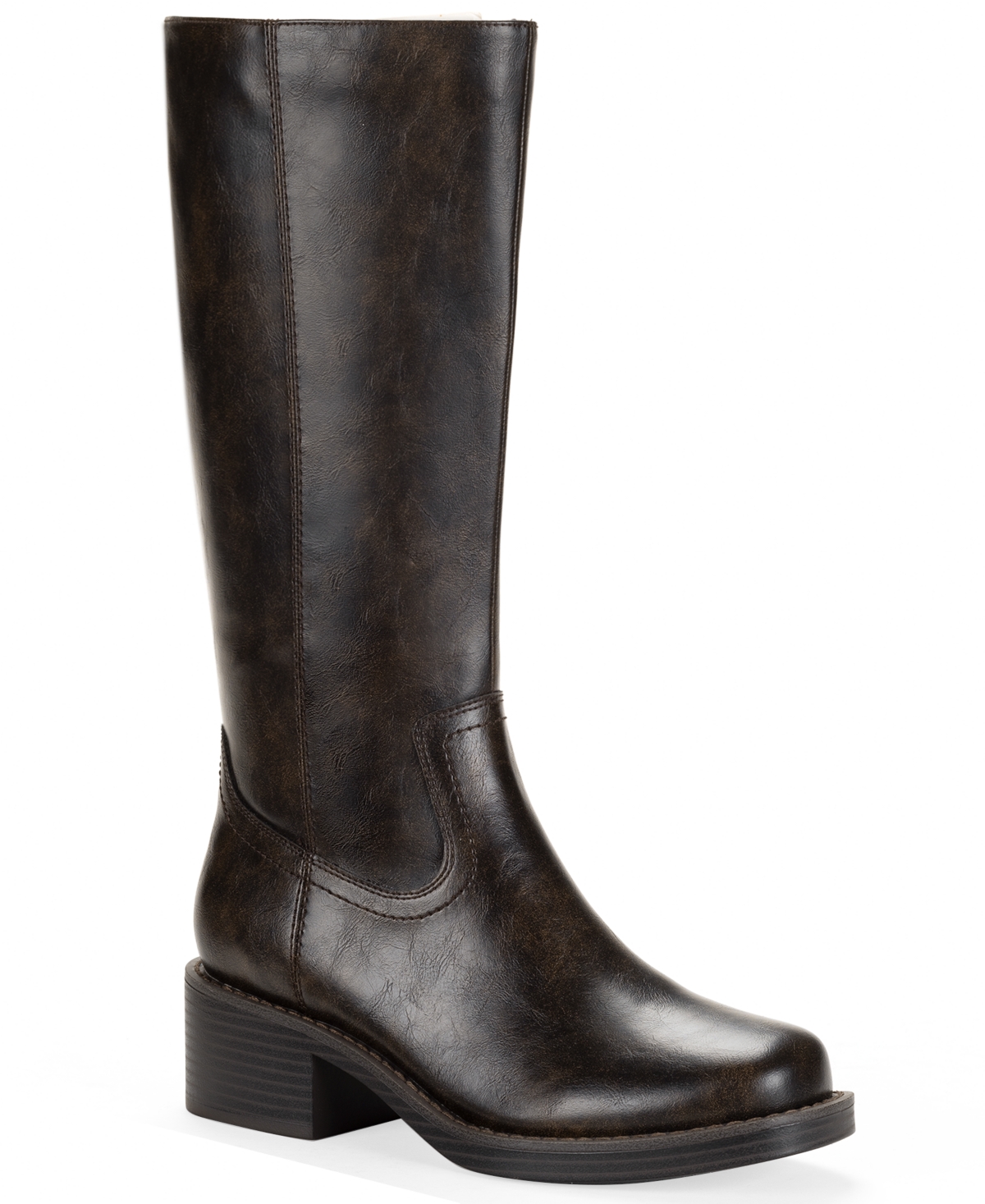 Click here for Wild Pair Womens Warblerr Square Toe Tall Boots  M... prices