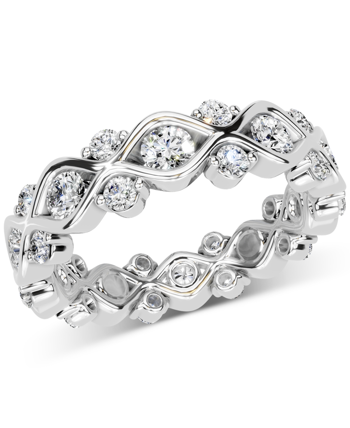 Click here for Diamond Eternity Band (1-1/2 ct. t.w.) in Platinum... prices