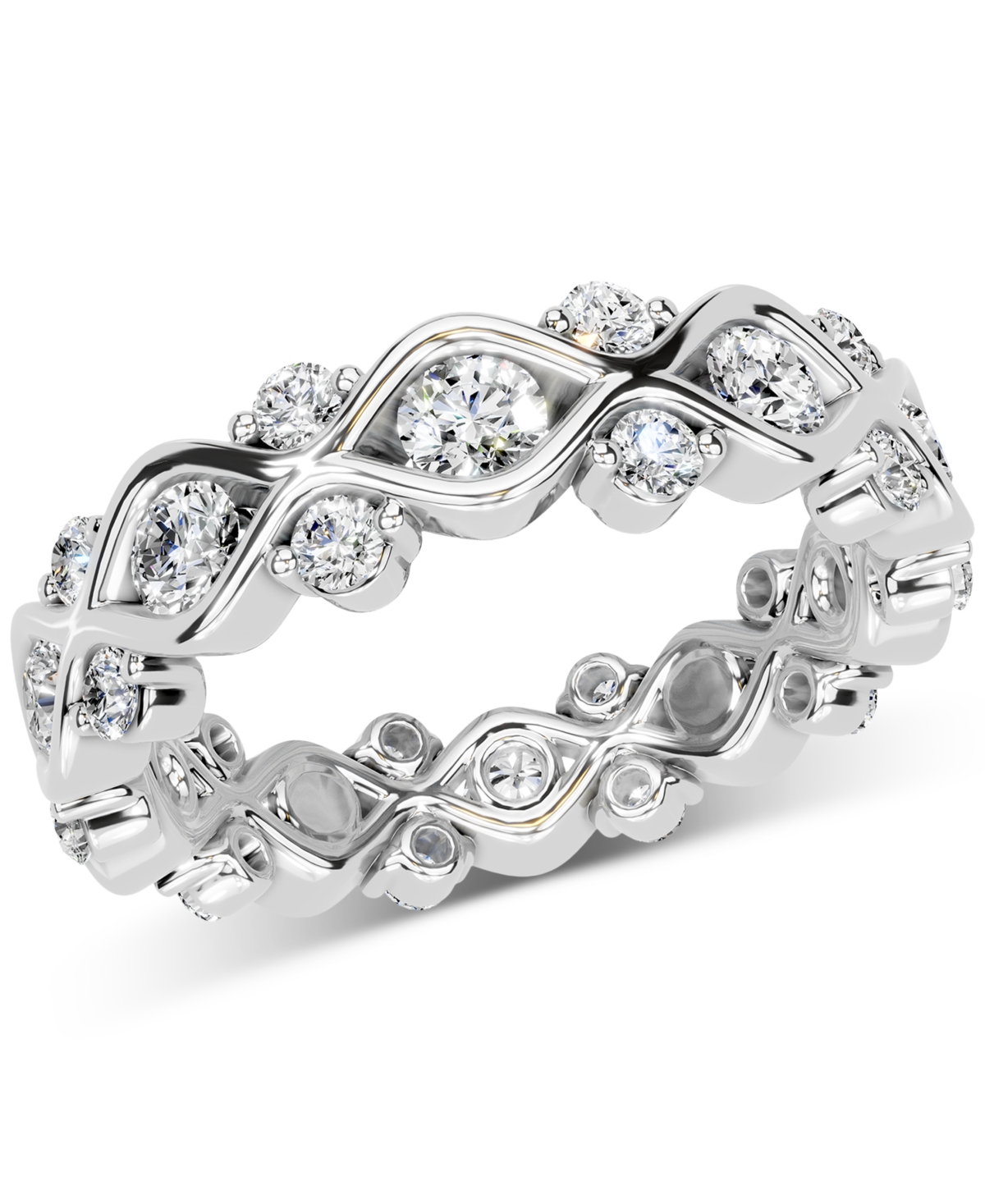 Click here for Diamond Eternity Band (1-1/2 ct. t.w.) in Platinum... prices