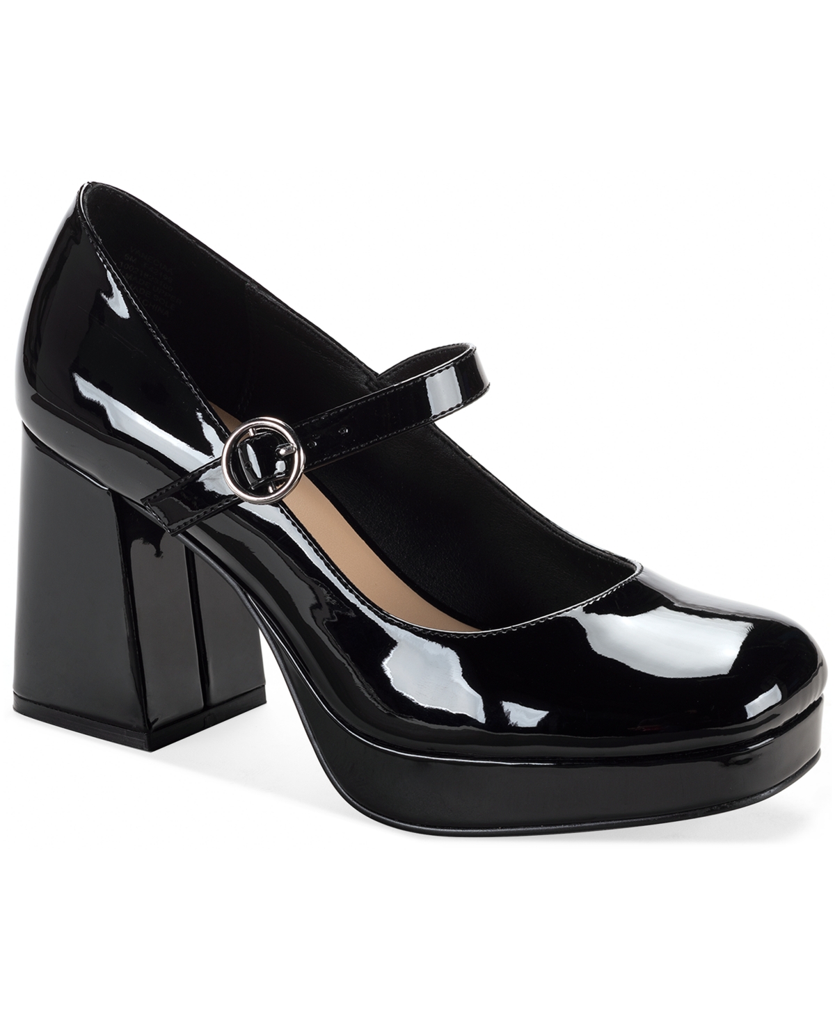 Click here for Wild Pair Womens Vaneciaa Mary Jane Square Toe Pum... prices