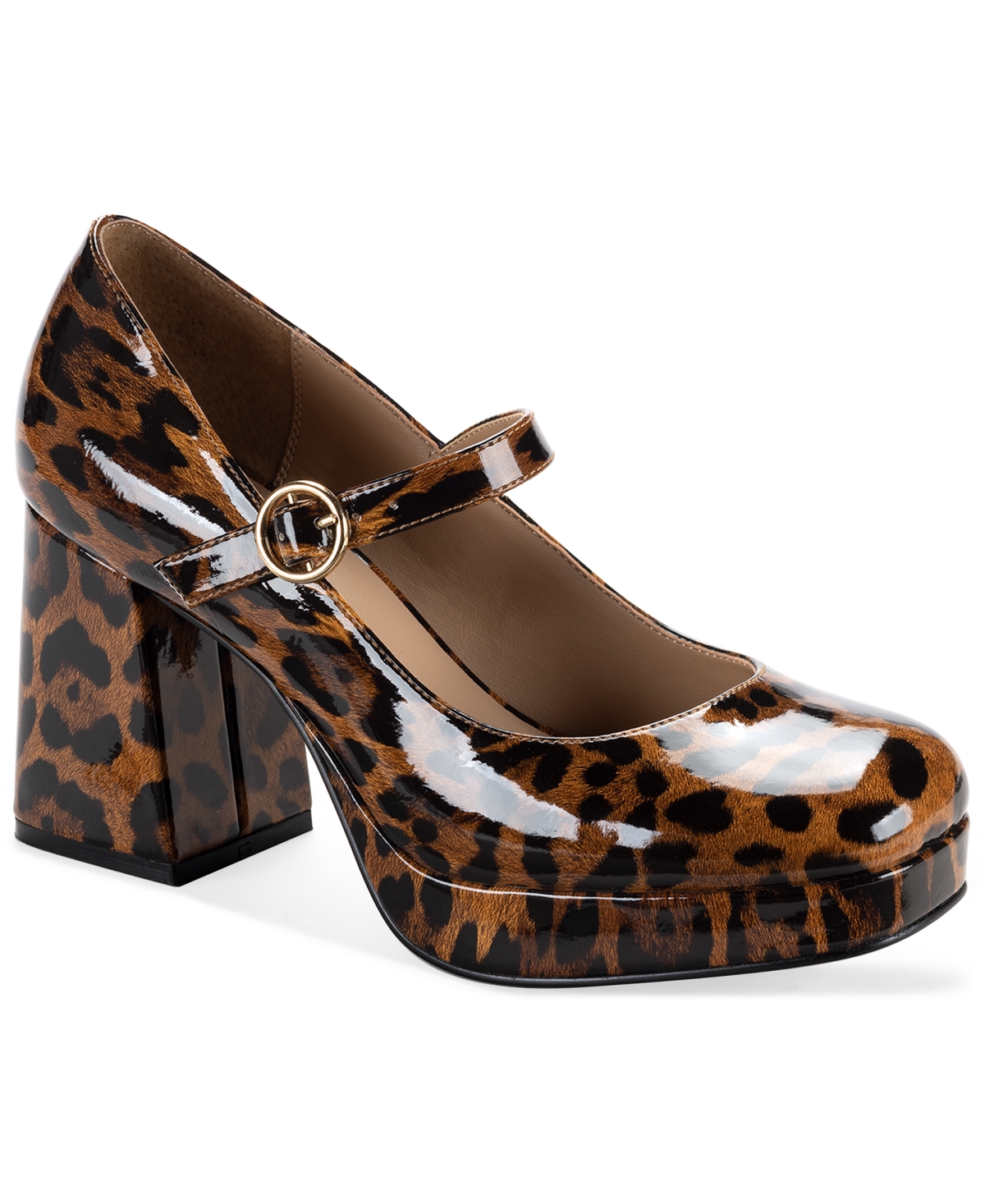 Click here for Wild Pair Womens Vaneciaa Mary Jane Square Toe Pum... prices
