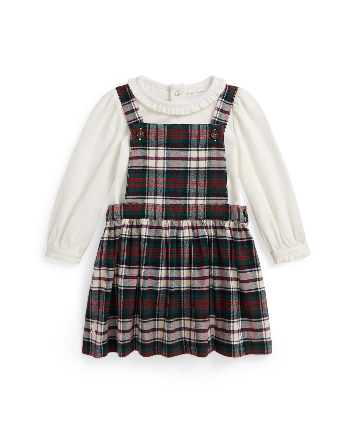 Click here for Polo Ralph Lauren Baby Girls 2-Piece Interlock Bod... prices
