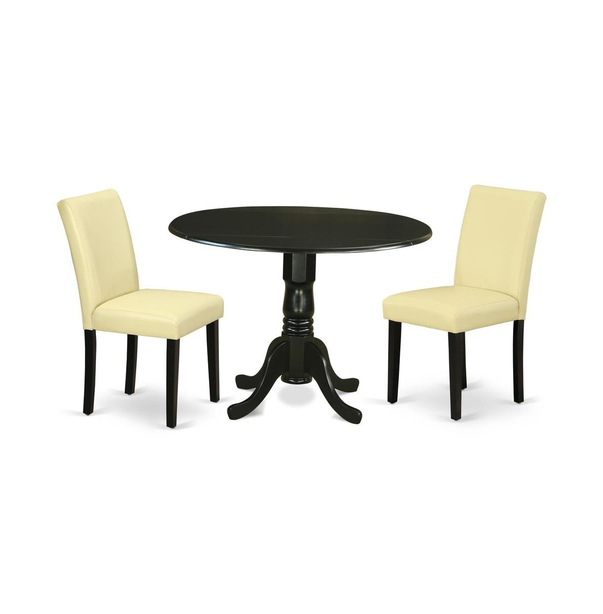 Click here for East West Furniture Dining Room Set Black - Black prices