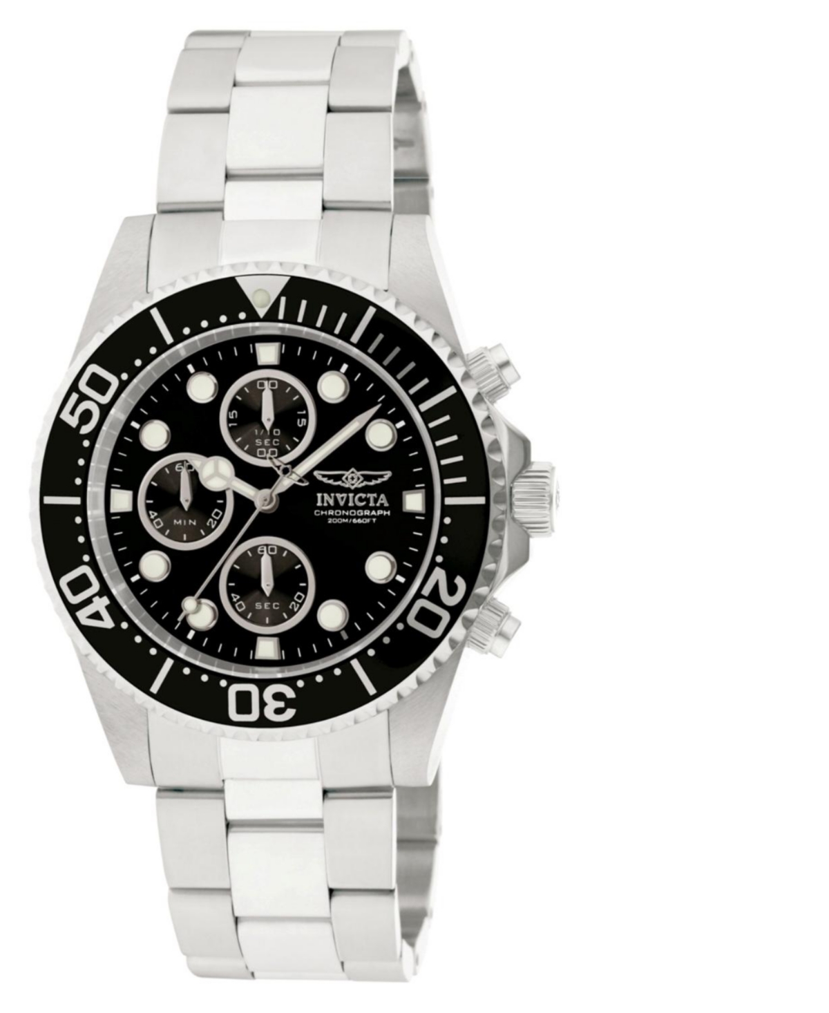 Click here for Invicta Mens 1768 Pro Diver Quartz Chronograph Bla... prices