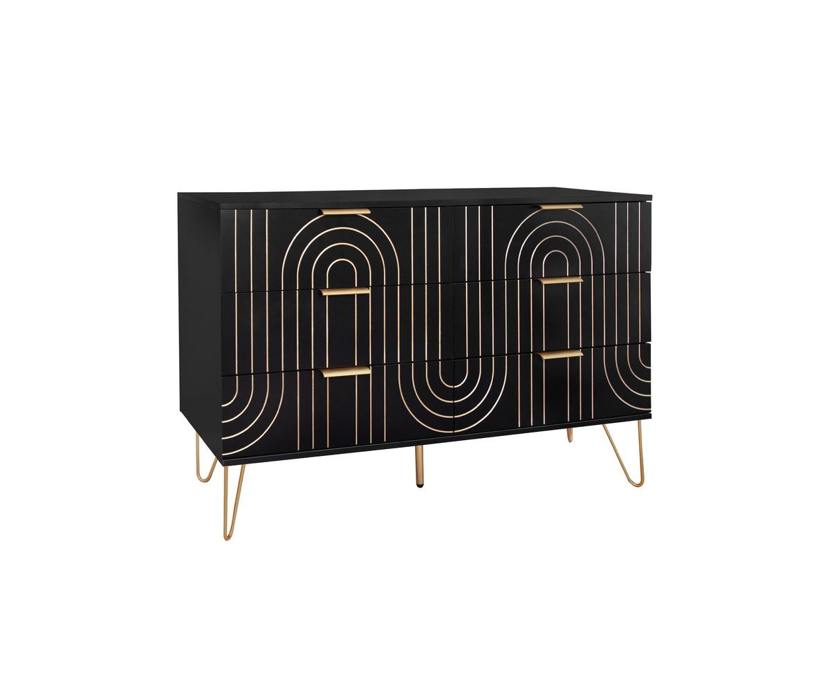 Click here for Casainc Carved Storage Cabinet with 6 Drawer and M... prices