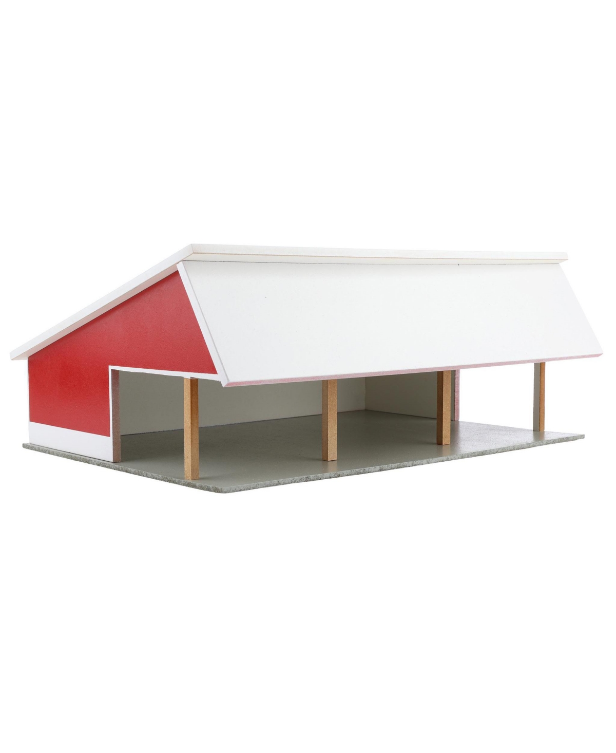 Click here for 1/64 Red & White 64ft x 48ft Wooden Cattle Shed wi... prices
