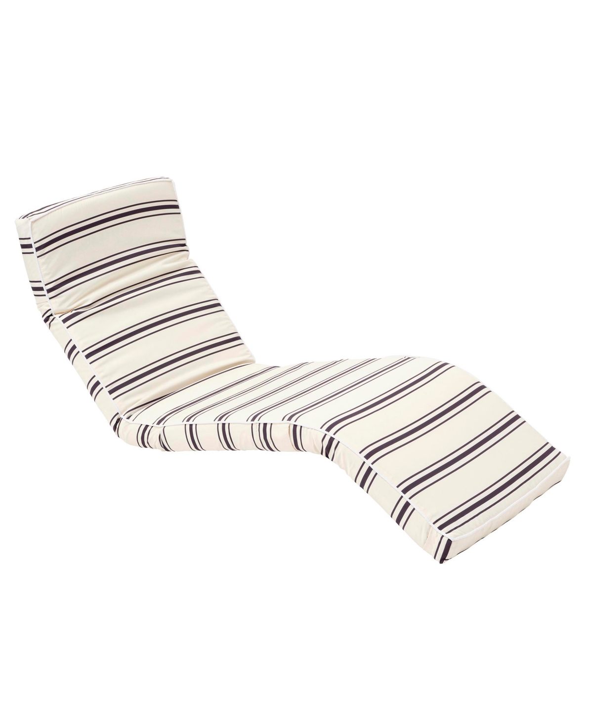 Click here for Sunnylife The Lounger Chair: Charcoal Stripe prices